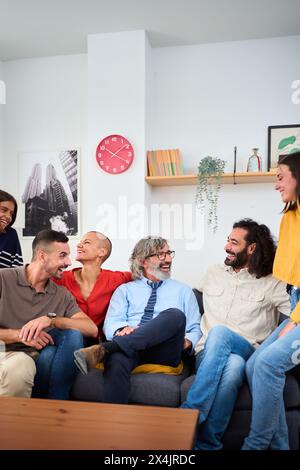 Men generation. Men in different ages. Father and son enjoying outdoor ...