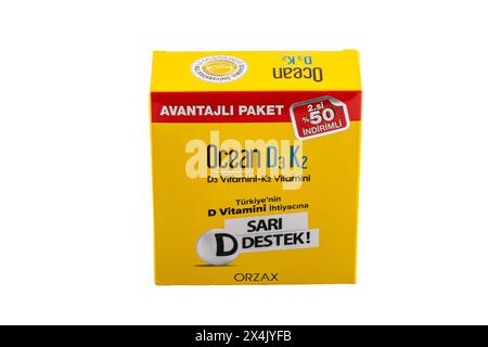 Istanbul Turkey 27 April 2024; Co-Diovan 80mg,12.5mg film-coated tablet ...