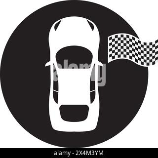 Car Racing icon vector illustration symbol template Stock Vector Image ...