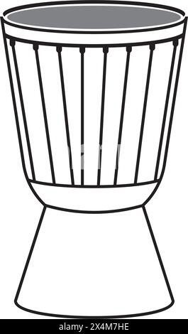 Kendang Javanese Indonesian Traditional Drum Stock Vector Image & Art ...