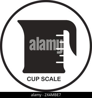 Cup scale icon vector illustration symbol design Stock Vector Image ...
