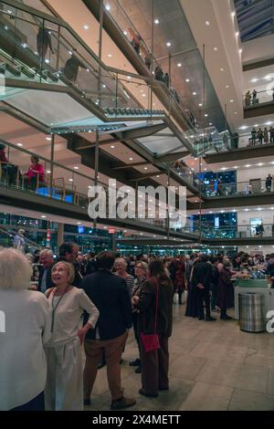 opera audience in lobby during intermission, Four Seasons Centre for ...