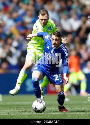 Blackburn Rovers' Sondre Tronstad (left) celebrates scoring their side ...