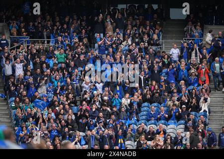 Leinster Rugby supporter before the Investec Champions Cup semi-final ...