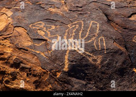 Petroglyphs, Santa Clara River Reserve, Utah Stock Photo - Alamy