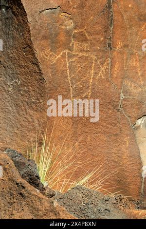 Petroglyphs at Devils Kitchen, Pahvant Valley Heritage Trail, Fillmore ...