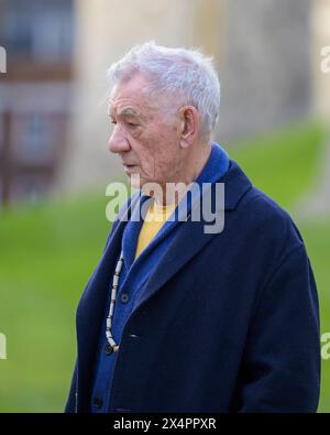 Sir Ian McKellen visiting Windsor Castle on the day Prince Philip died ...