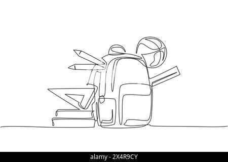 One line drawing of a pen. stationary for school equipment. Back to ...