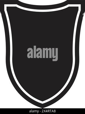 Shield Simple vector icon. Illustration symbol design template for web ...