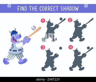Playing baseball puzzle character cartoon style Stock Vector Image ...