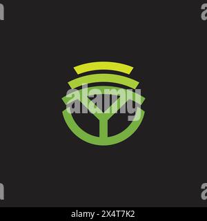 Hotel, travel resort gradient line vector icon, simple illustration on ...