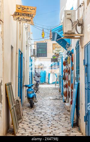 Houmt El Souk, Tunesia - April 30, 2024: the entrance arch of old ...