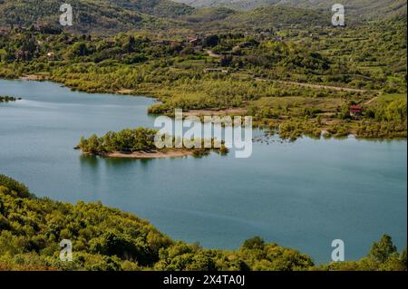 Lake Gallo Matese is an artificial lake, created by damming the course ...