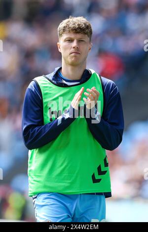 Coventry City's Victor Torp warming up before the Sky Bet Championship ...