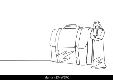 arab businessman working on financial money platform investor analyst ...