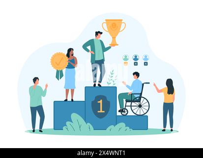 Discrimination of employee with disability and ableism, unequal career ...