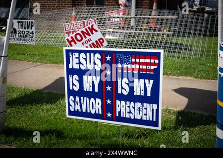Boones Mill, Virginia, USA. 3rd May, 2024. Whitey Taylor, owner of ...