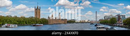 The Neo-Gothic Splendour of the Palace of Westminster, London, UK Stock ...