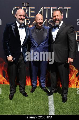 INGELWOOD - May 5: Tom Segura, Jeff Ross, Bert Kreischer at the Netflix ...