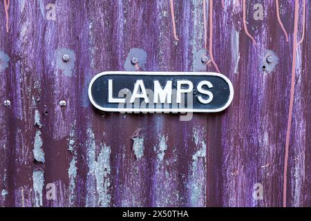 The lamps shed on the Dean Forest Railway at Whitecroft Station ...