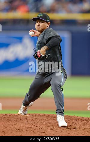 Tampa Bay Rays pitcher Manuel Rodríguez poses for a portrait during ...