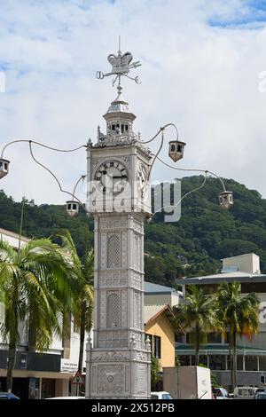 Colonial buildings in Victoria, Mahe, Seychelles, Victoria, Mahe ...