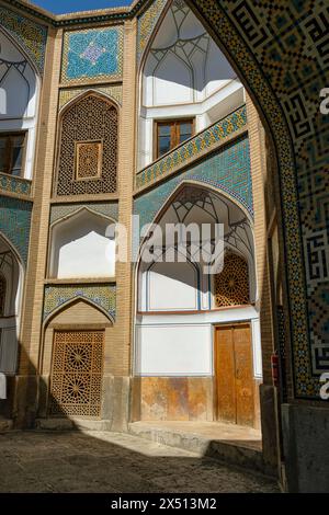 Isfahan, Iran - April 1, 2024: Madrasa Chahar Bagh, the Chahar Bagh ...