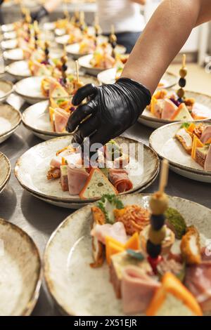 Gourmet Appetizer Display at Elegant Catering Event Stock Photo - Alamy