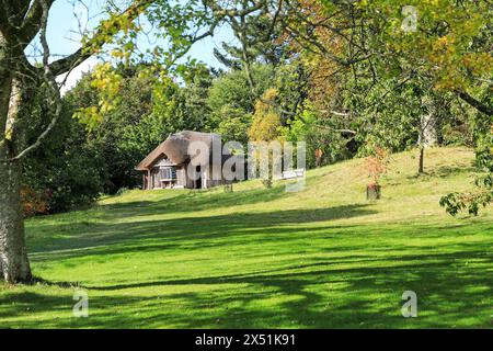 The Bear’s hut at Killerton House, an 18th-century house in Broadclyst ...