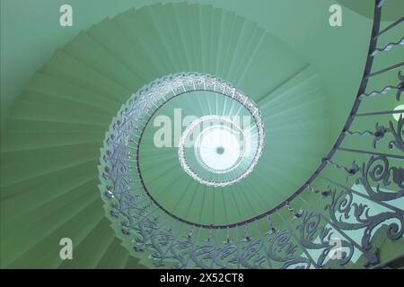 Iconic elegance: The Tulip Staircase at the Queen's House, Greenwich ...