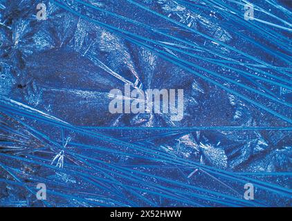 Ethereal Abstract Microscopic Ice Shard Texture Stock Photo - Alamy