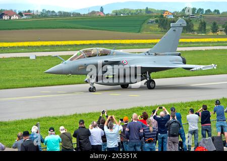 Dassault Rafale B twin-seater multi-role combat aircraft of the French ...