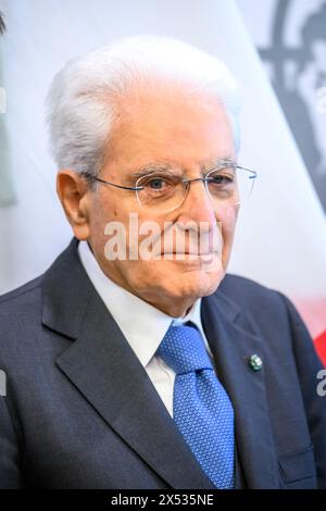 Sergio Mattarella, President of Italy, speaks in the German Bundestag ...