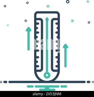 Icon for temperature increase, temperature Stock Vector Image & Art - Alamy