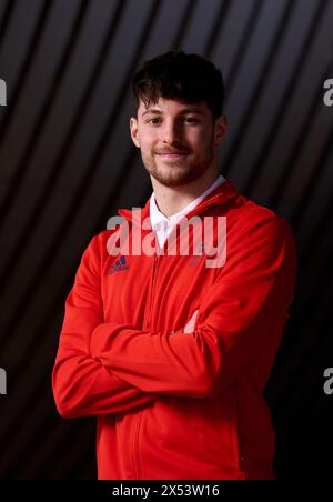 Anthony Harding during a Team GB kitting out session for the Paris ...