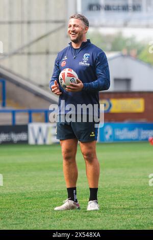 Sam Burgess, Warrington Wolves manager in attendance during the The ...