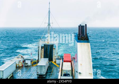 MV Blue Puttees Ferry - aft views Stock Photo - Alamy