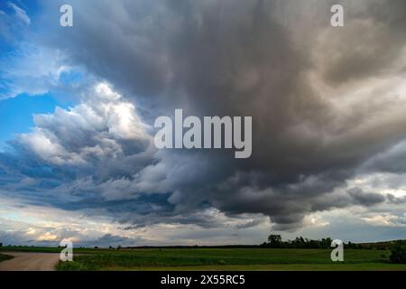 Storm cloud scene warning. Face shape, eyes, nose Stock Photo - Alamy