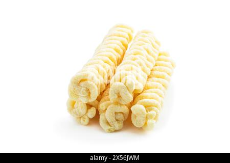 Delicious sweet corn sticks isolated on white background Stock Photo ...