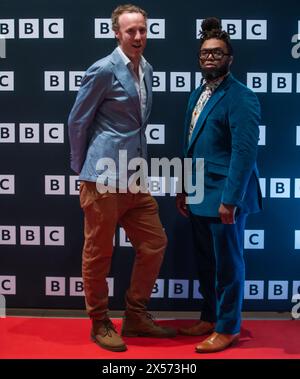 (L) Toby Bruce exec Producer and (R) Barrington Robinson Pose on the ...