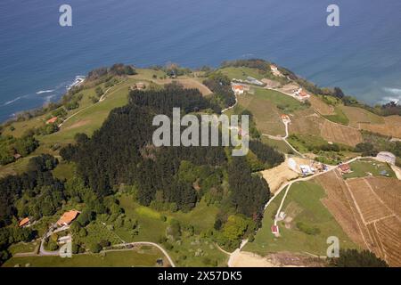 Santa Barbara, Zarautz, Guipuzcoa, Basque Country, Spain Stock Photo ...