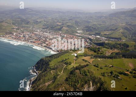 Santa Barbara, Zarautz, Guipuzcoa, Basque Country, Spain Stock Photo ...