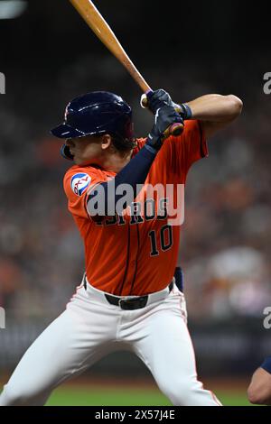 Houston Astros' Joey Loperfido bats during the fourth inning of a ...