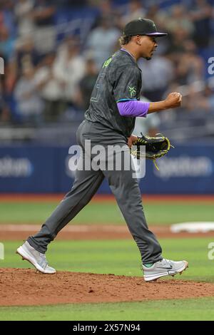 Tampa Bay Rays pitcher Edwin Uceta poses for a portrait during photo ...