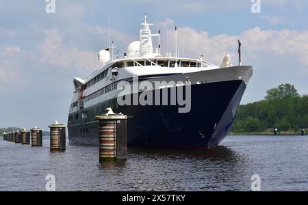 Cruise Ship Clio In The Kiel Canal Stock Photo - Alamy