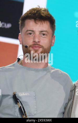 Bausa beim OMR Festival 2024 in den Messehallen. Hamburg, 07.05.2024 Stock Photo - Alamy