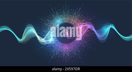 AI Generative Banner Concept In The Digital Style. Generative Ideas ...