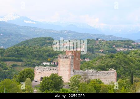 medieval castle, holiday home of Juliet and Romeo Stock Photo - Alamy