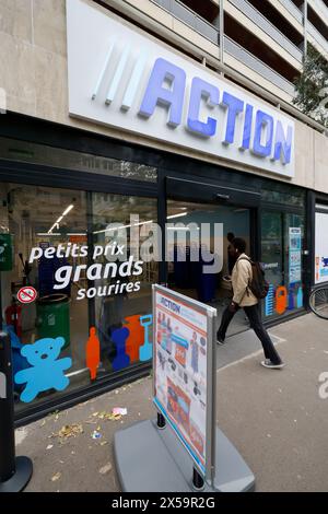 ACTION OPENS ITS THIRD STORE IN PARIS Stock Photo - Alamy