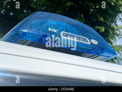 Blaulicht Polizei Streifenwagen Polizeiauto *** Blue light police ...